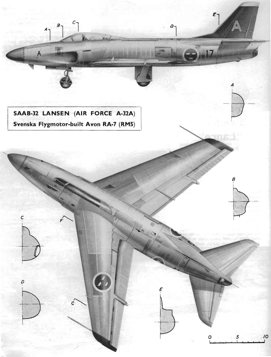 SAAB Lansen / J-32