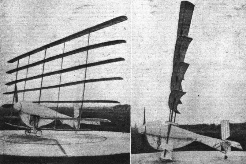 Gerhardt Cycleplace: Human power multi-wing airplane that managed short ...