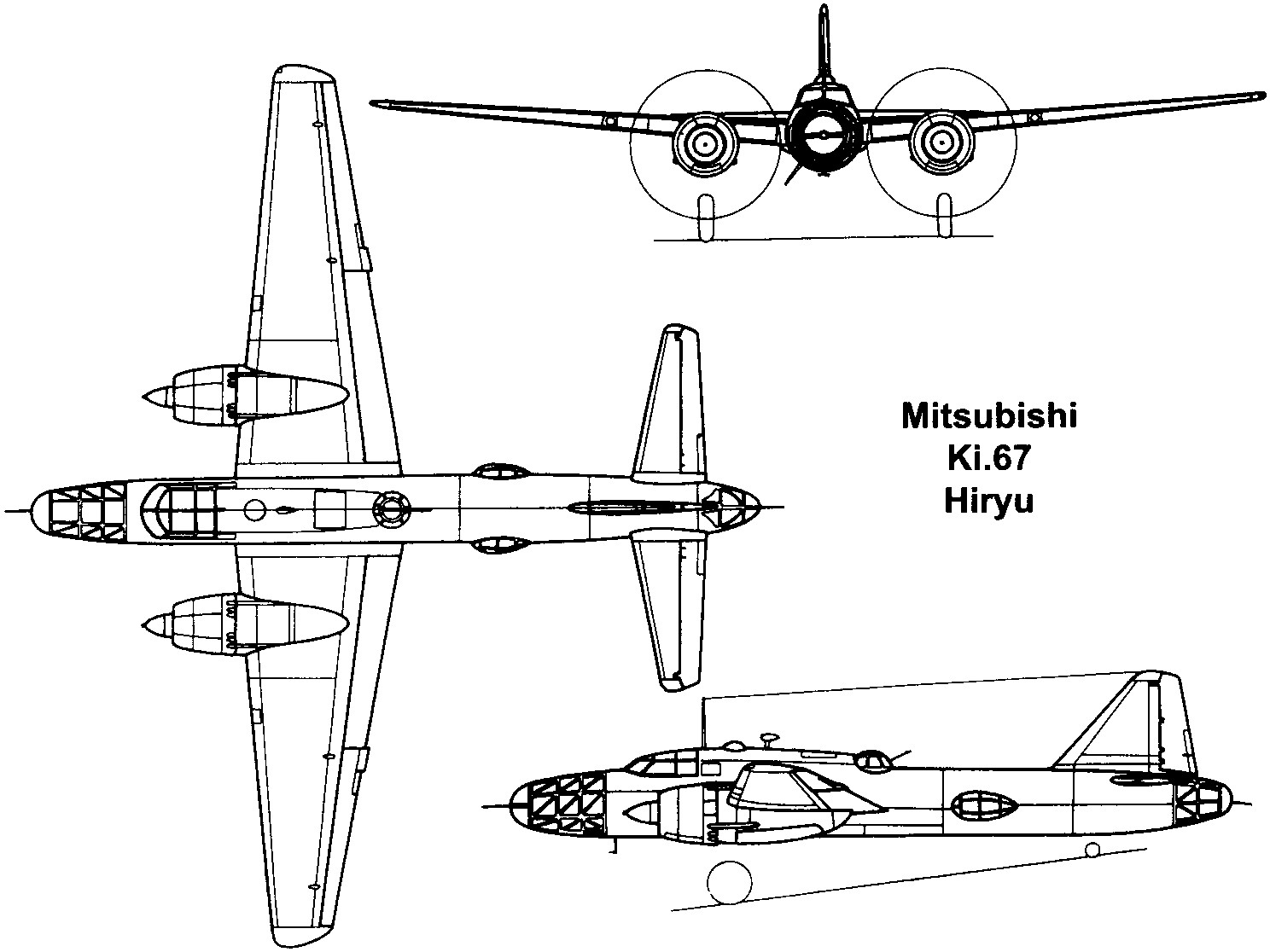 Mitsubishi Ki.67/167 Hiryu