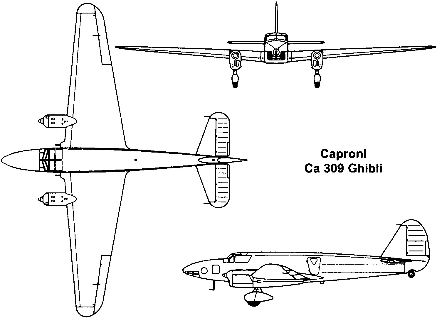 Caproni Ca.309 Ghibli/Papagal